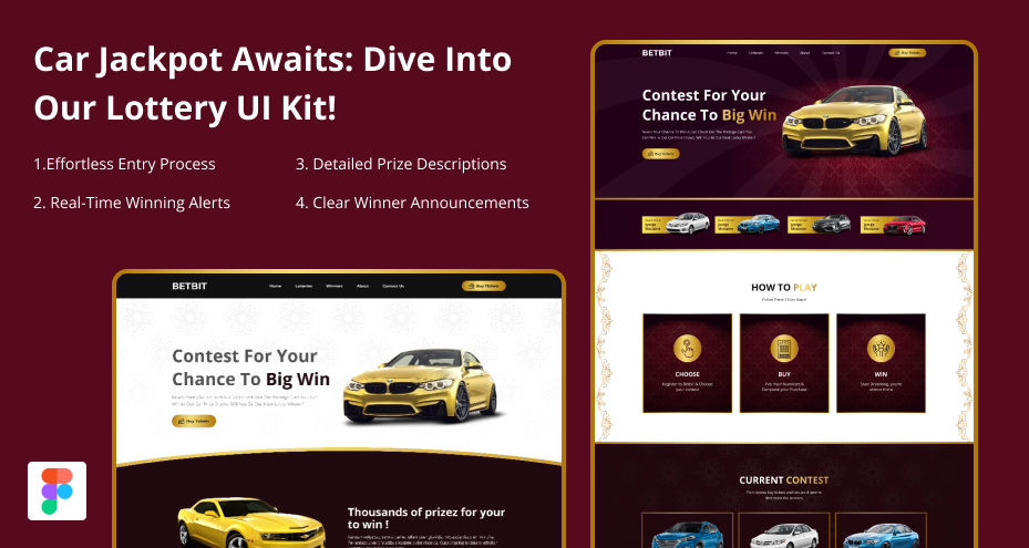 Lottery Website UI Kit | Lottery Website Template - Theme Bitrix