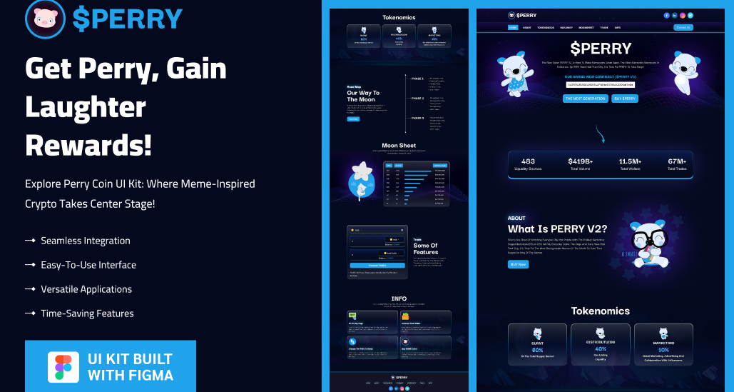 Perry Coin Figma UI Kit