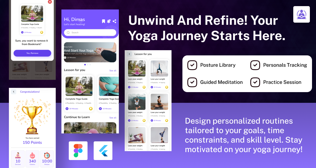 Yoga Studio App | Yoga Flutter App With Backend Integration