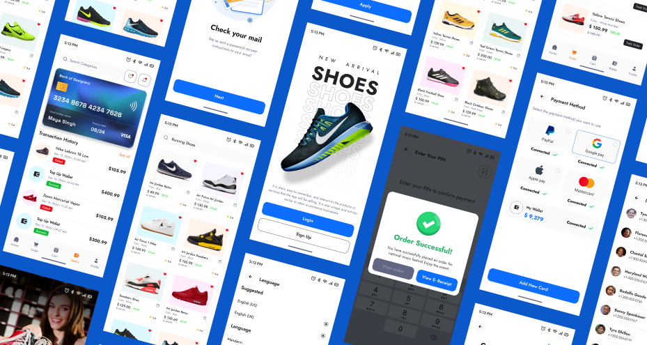 EShopper - Online Shoe eCommerce Store Flutter Mobile App